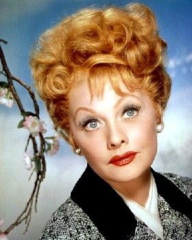 Lucille Ball As A Model In Color