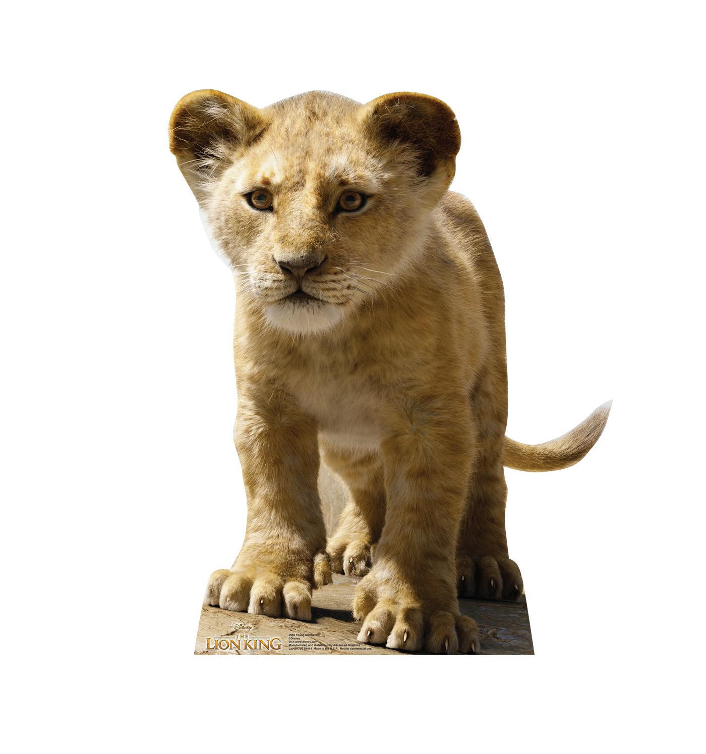 Young Simba From Disney's The Lion King Live-Action Cutout *2950 ...