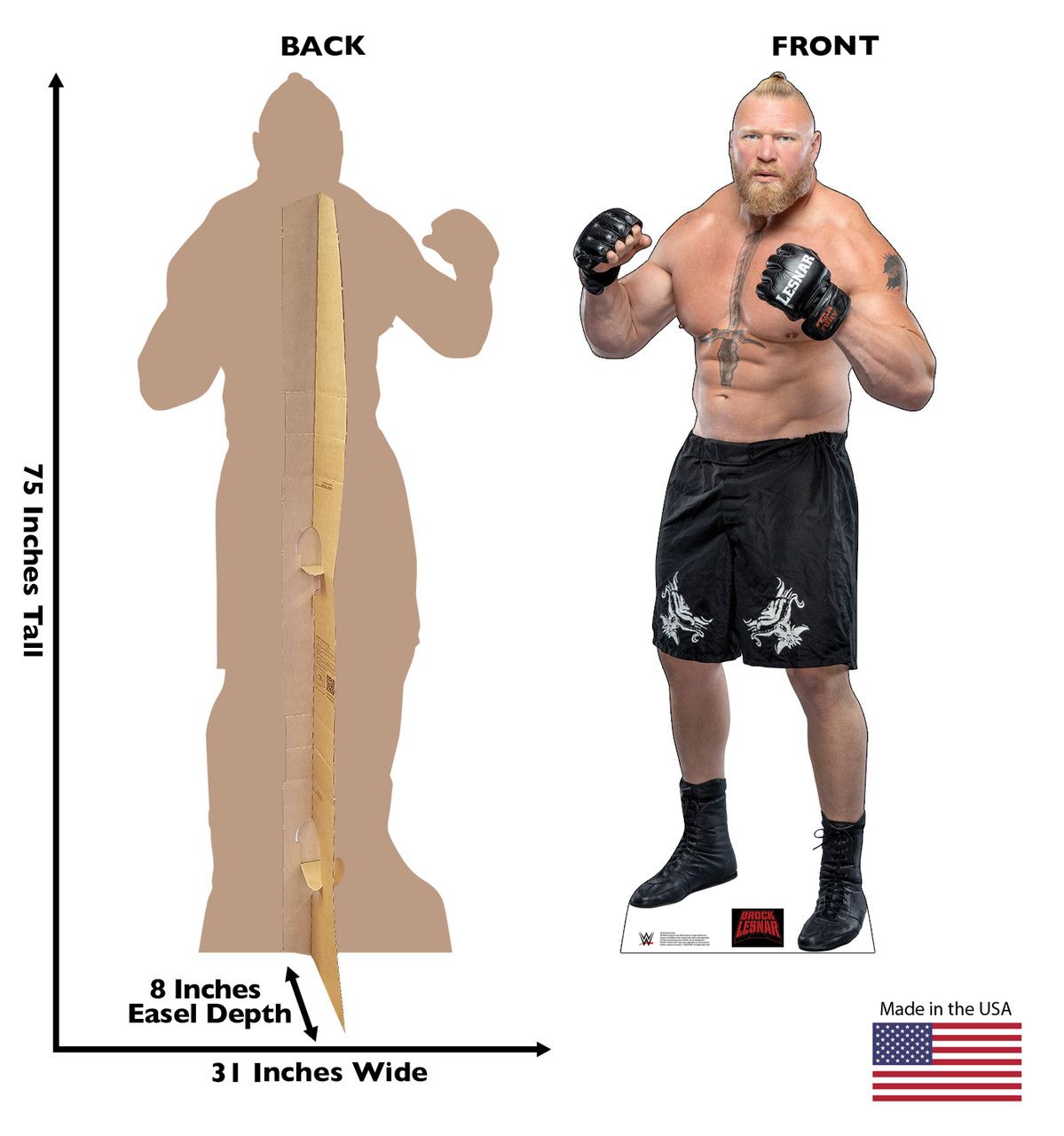 brock lesnar size